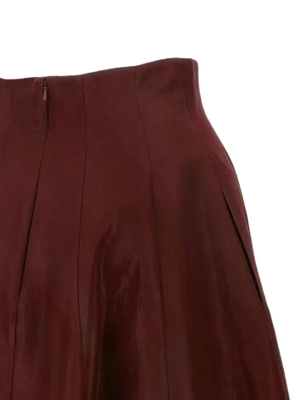 Alberta Ferretti Panel Construction A-line Midi Skirt