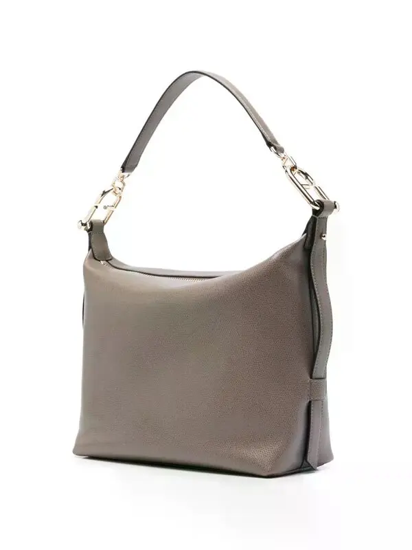 Furla Grained Leather Chain-link Tote Bag - Grey