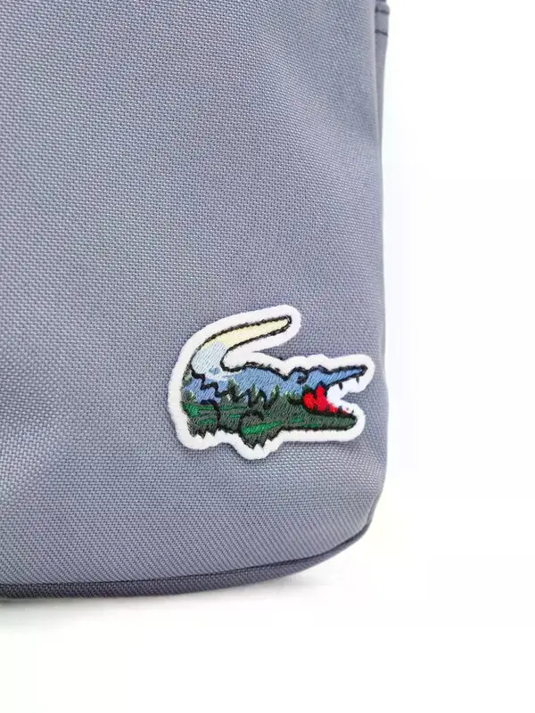 Lacoste Crocodile Logo Patch Shoulder Bag