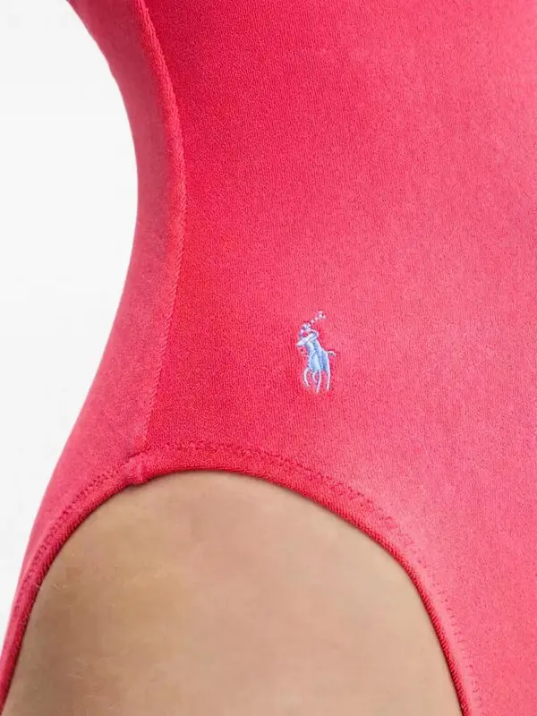 Polo Ralph Lauren Halterneck Open Back One Piece Swimsuit