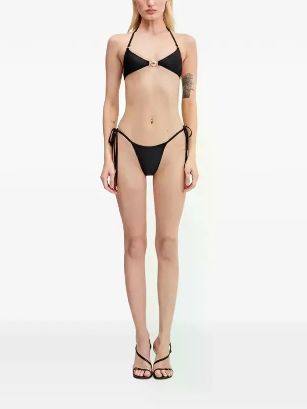 MARINE SERRE Side-tie Bikini Set