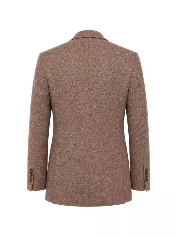 Corneliani Nino Danieli Single-breasted Patch-pocket Blazer - Brown