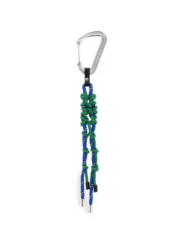 Dsquared2 Knotted Rope Carabiner Keychain - Blue