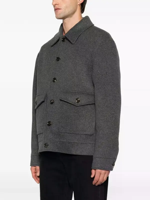 Valentino Garavani Button-fastening Flap-pocket Jacket