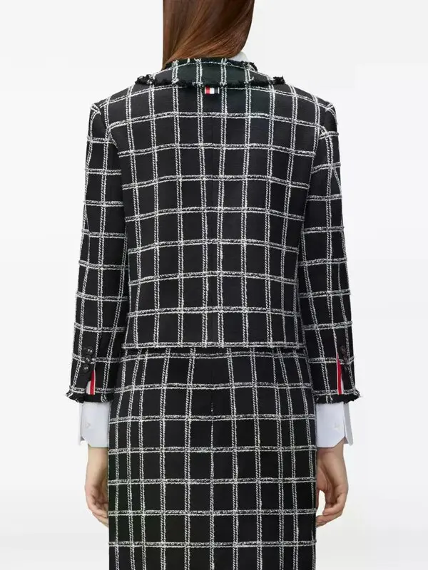 Thom Browne Windowpane Houndstooth Blazer