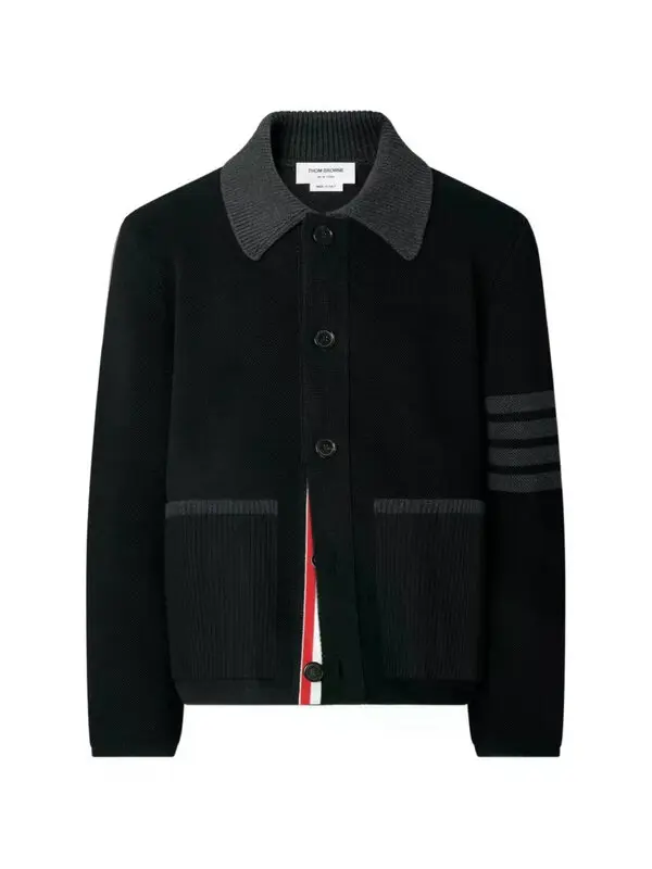 Thom Browne Merino Wool 4-bar Stripe Jacket