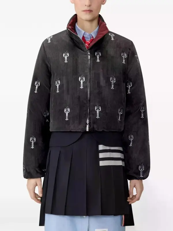 Thom Browne Lobster-embroidered Reversible Jacket