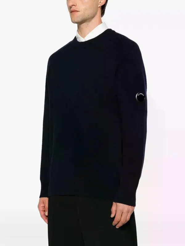 C.P. COMPANY Lens Detail Wool Sweater