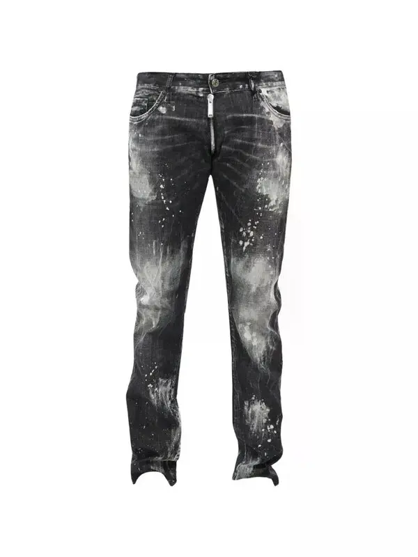 Dsquared2 Belt-loop Bleached-effect Jeans