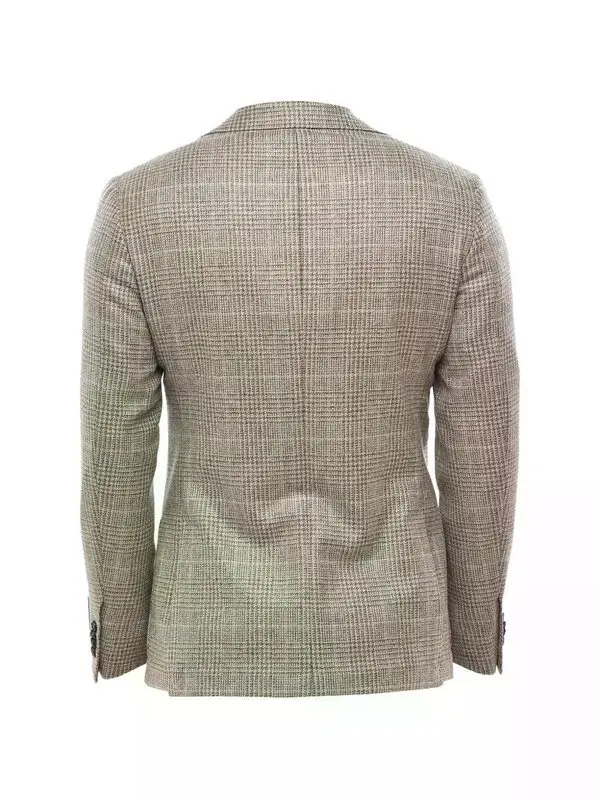 Corneliani Check Single-breasted Blazer - Neutrals