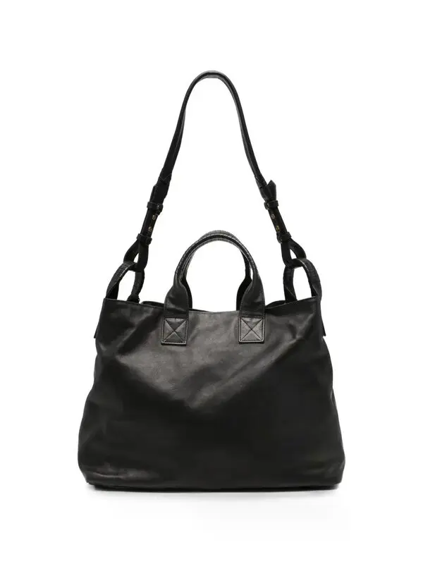 CORNELIAN TAURUS BY DAISUKE IWANAGA Braided-strap Leather Tote Bag