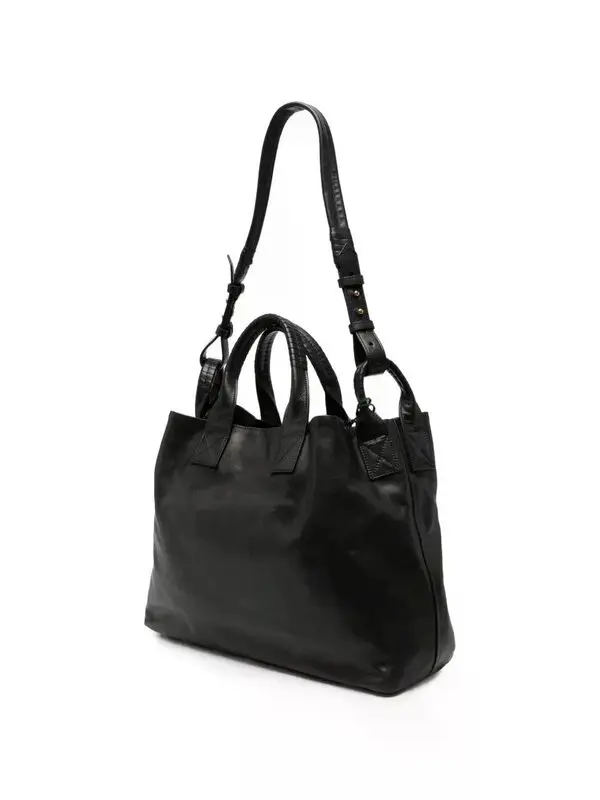CORNELIAN TAURUS BY DAISUKE IWANAGA Braided-strap Leather Tote Bag