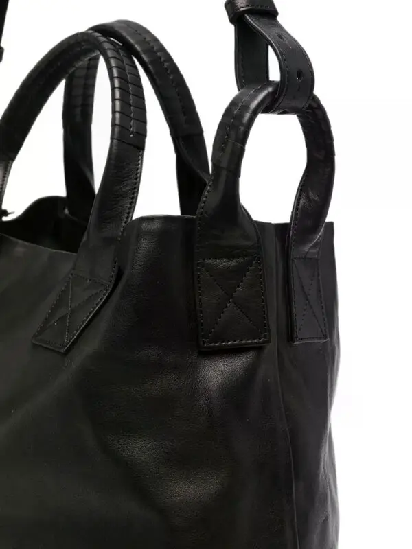 CORNELIAN TAURUS BY DAISUKE IWANAGA Braided-strap Leather Tote Bag