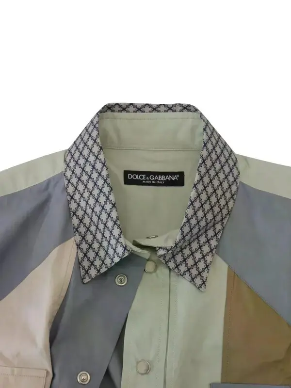Dolce & Gabbana Patchwork Cotton Shirt