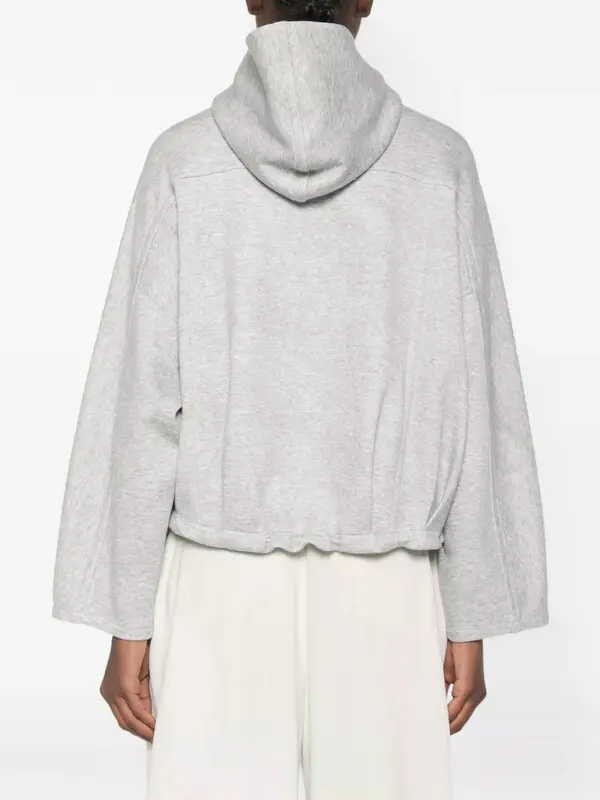 Brunello Cucinelli Drawstring Zip-up Hoodie