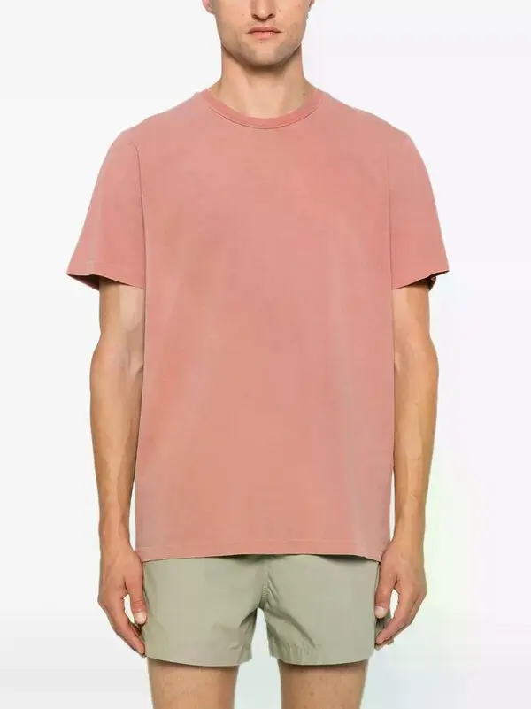 A.p.c. Logo-print Crewneck T-shirt - Brown