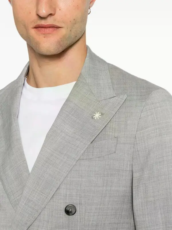 MANUEL RITZ Double-breasted Wool Suit