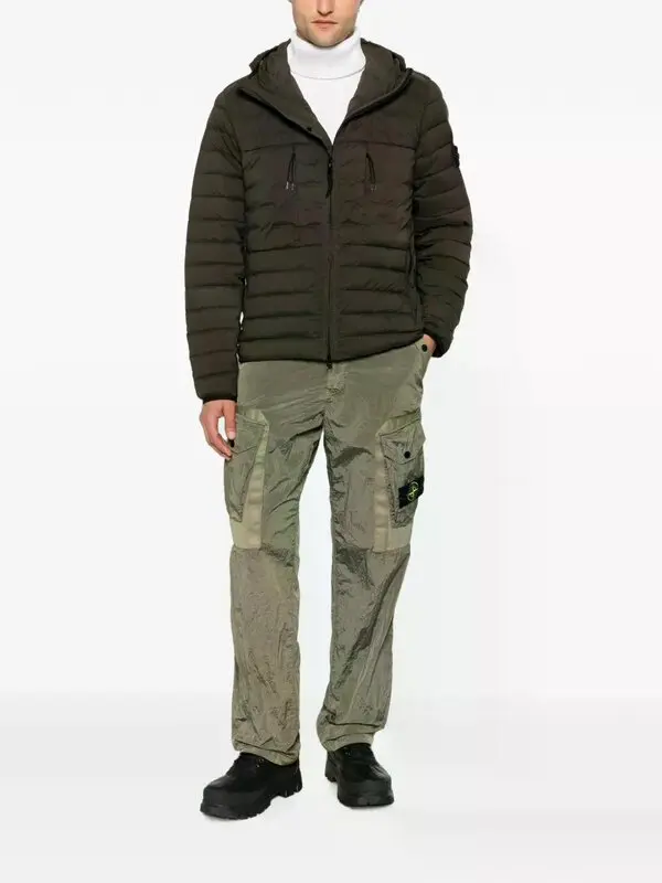 Stone Island Logo Patch Cargo Pants