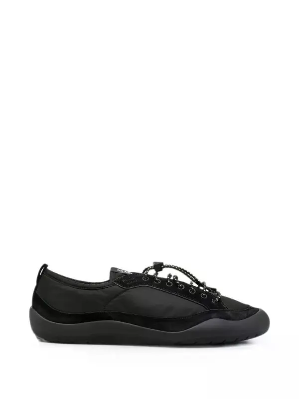 Prada Logo Patch Lace-up Sneakers
