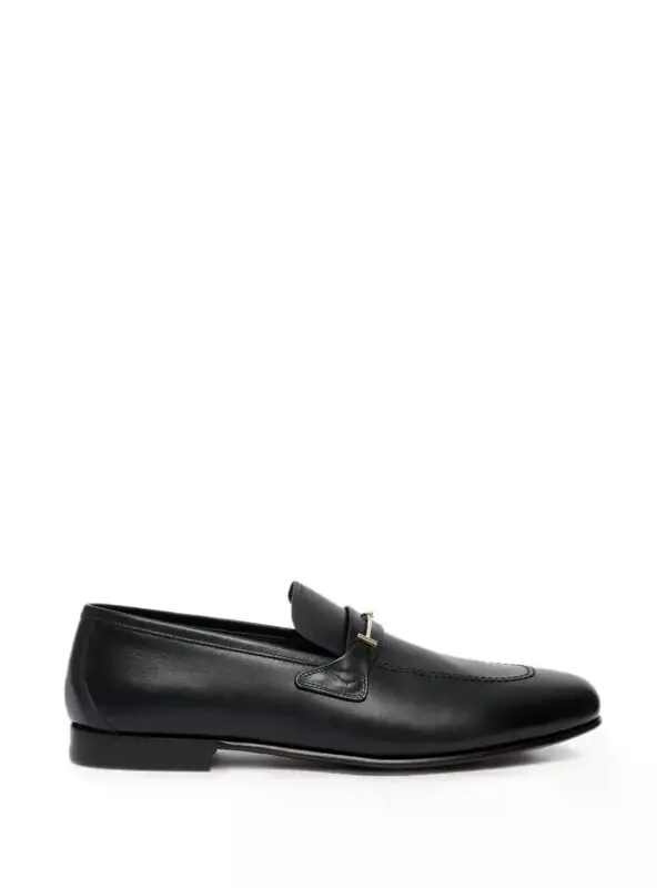 TOM FORD T-bar Leather Loafers