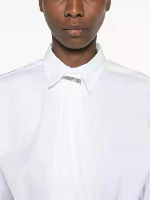 Brunello Cucinelli Monili Embellished Shirt