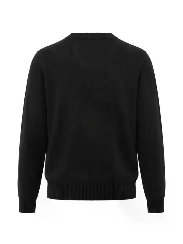 DIESEL® Logo Patch Crewneck Sweatshirt