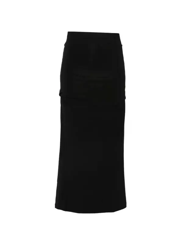 TOTEME Draped Jersey Midi Skirt