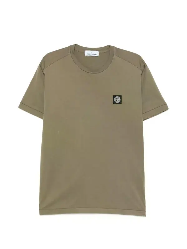 Stone Island Logo-patch T-shirt - Green