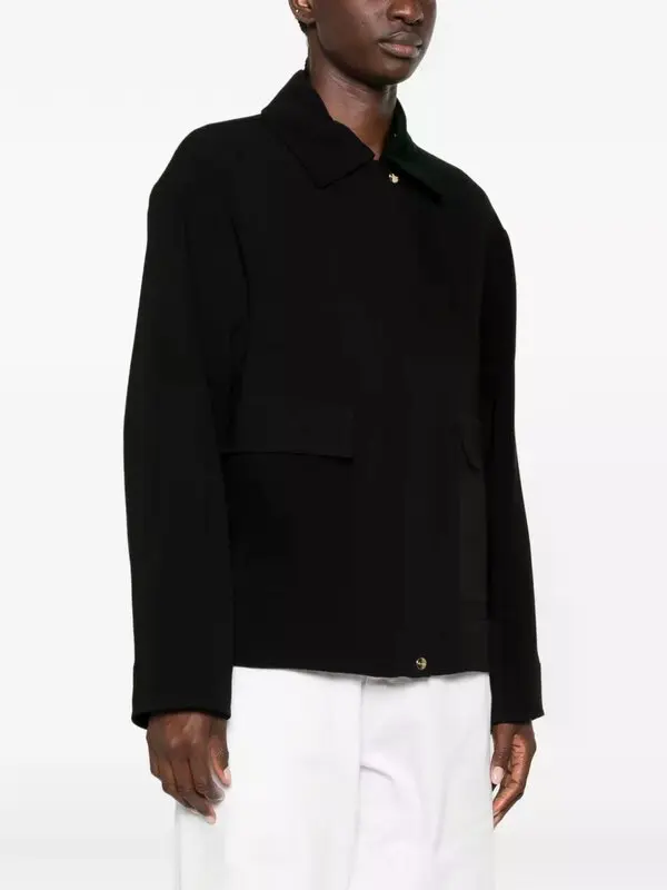 Max Mara Zip-up Jacket With Flap Pockets