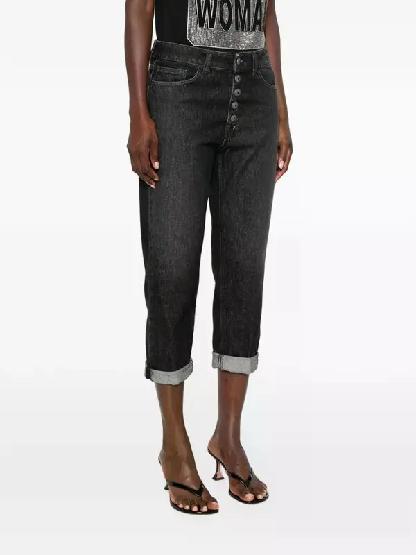 DONDUP Koons Button-fly Turned-up Jeans