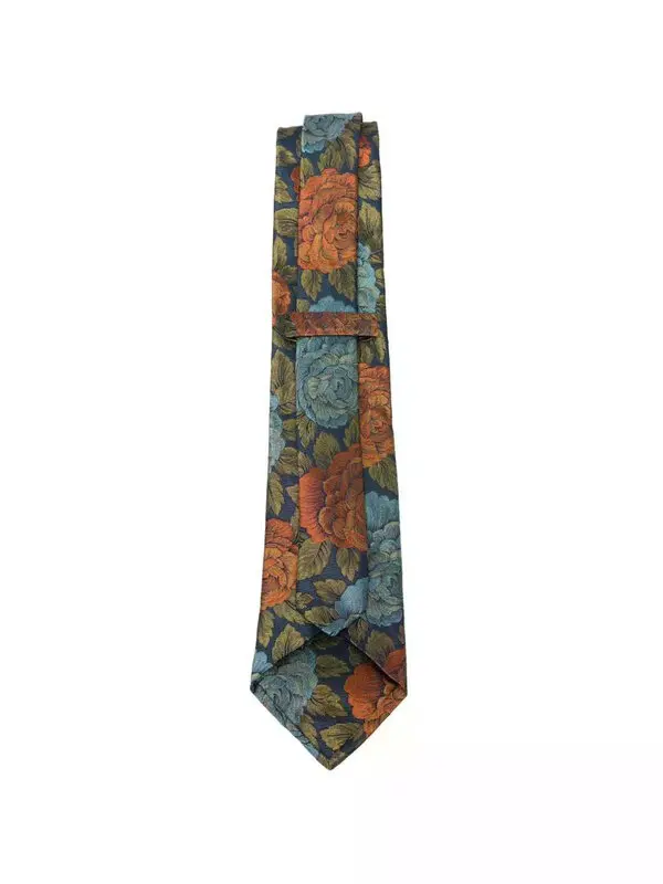 Etro Floral Jacquard Tie