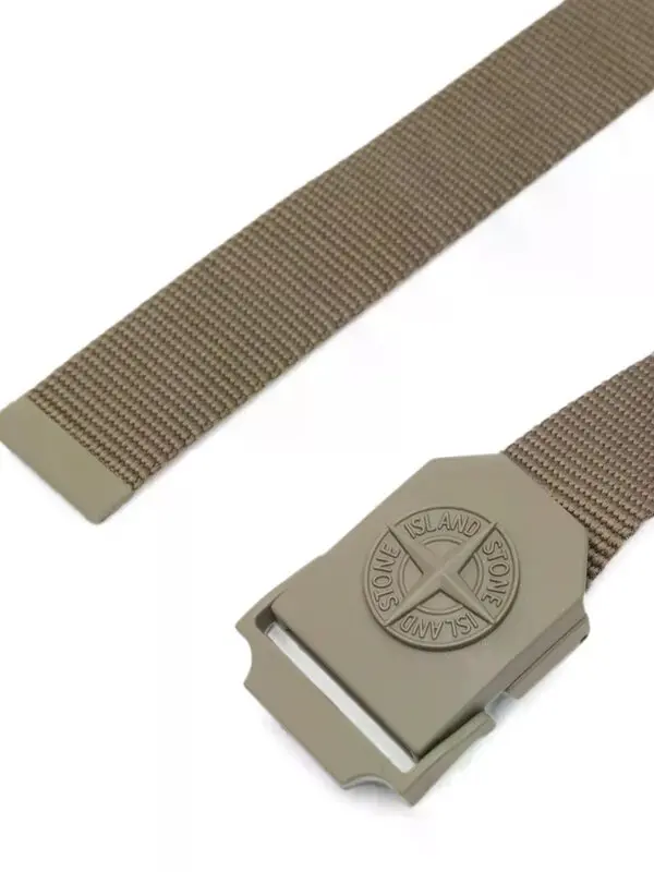 Stone Island Logo Plaque Belt