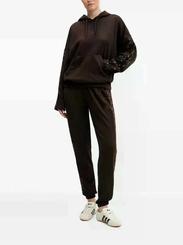 Adidas Leopard Print Drawstring Hoodie