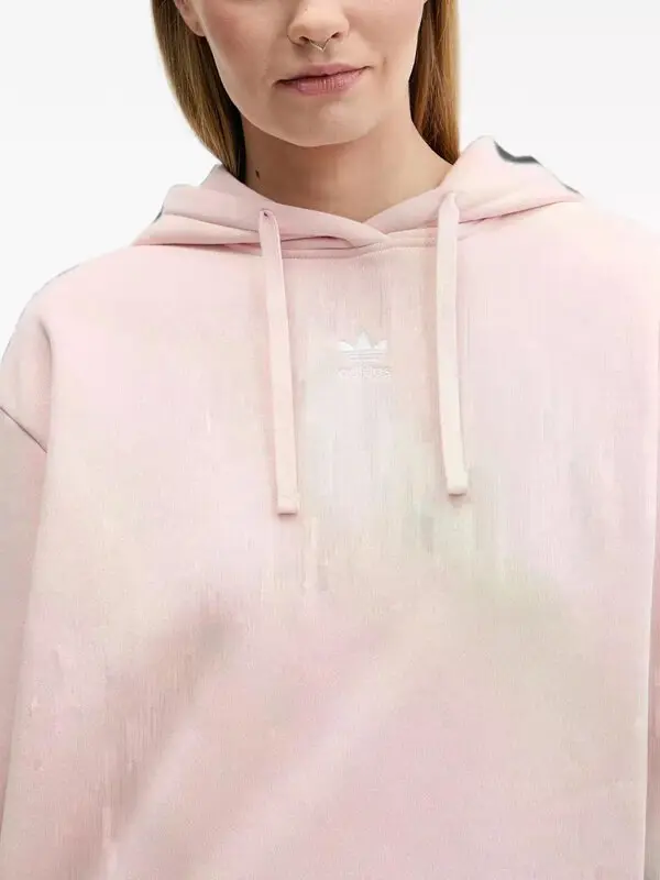 Adidas Essentials Logo-detail Hoodie - Pink