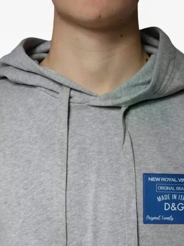 Dolce & Gabbana Logo Patch Hoodie