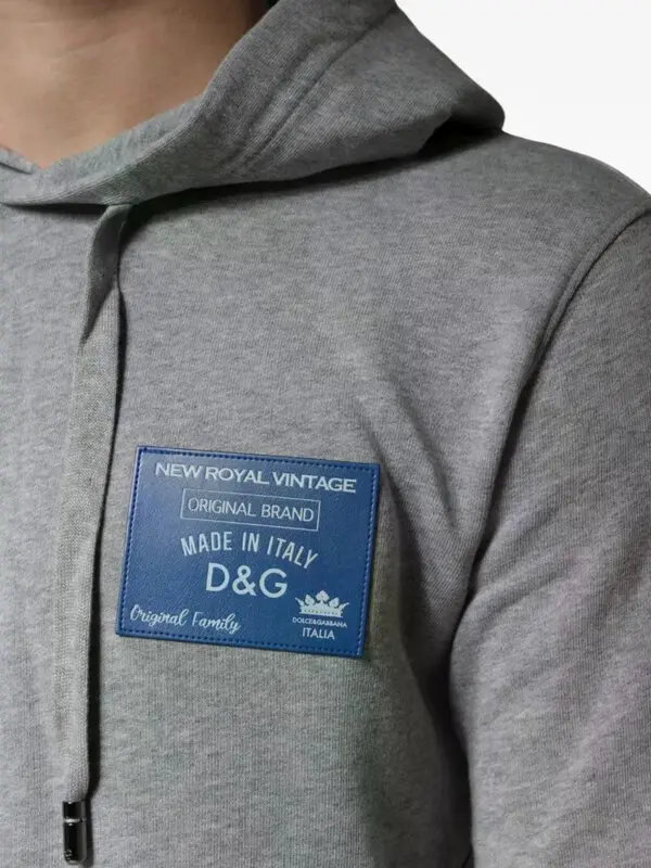 Dolce & Gabbana Logo Patch Hoodie
