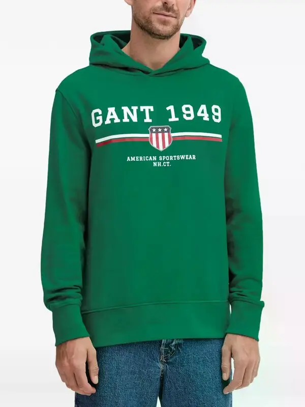 Gant Logo Print Hoodie