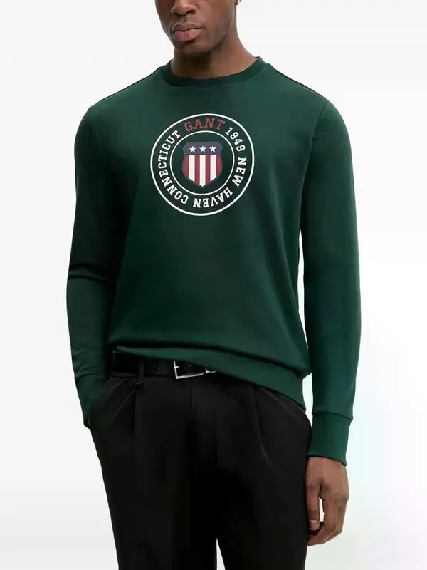 Gant Circular Motif Long Sleeve Sweatshirt