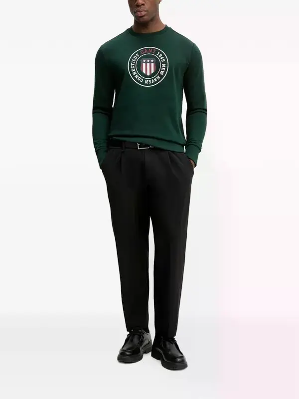Gant Circular Motif Long Sleeve Sweatshirt
