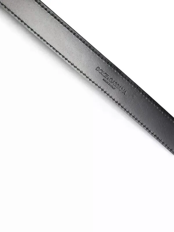 Dolce & Gabbana Marble Print Dg Logo Belt