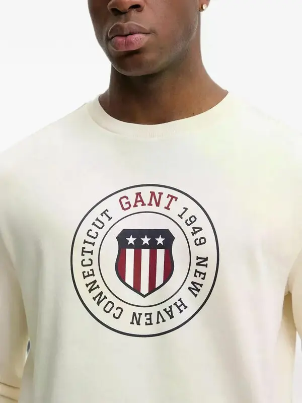Gant Shield Graphic Crew Neck Long Sleeve Sweater