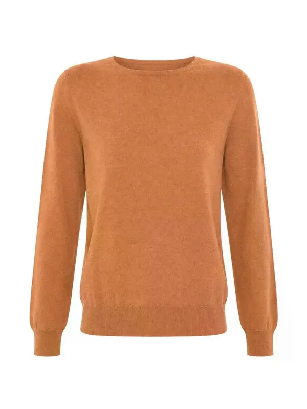 Malo Crew-neck Long-sleeve Sweater - Orange