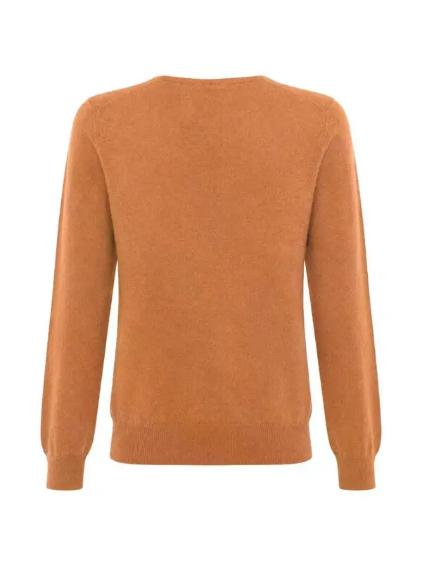 Malo Crew-neck Long-sleeve Sweater - Orange
