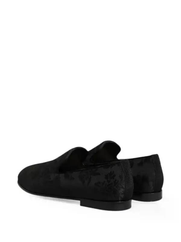 Dolce & Gabbana Floral Pattern Loafers