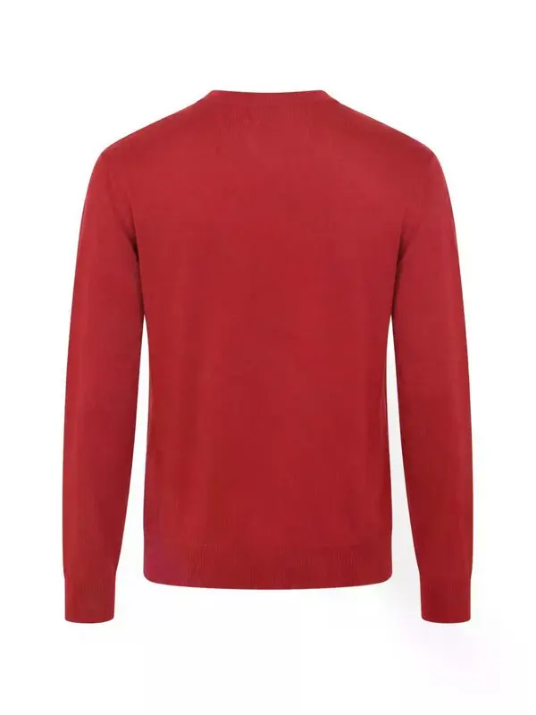 Dsquared2 Flocked-logo Crew-neck Sweater