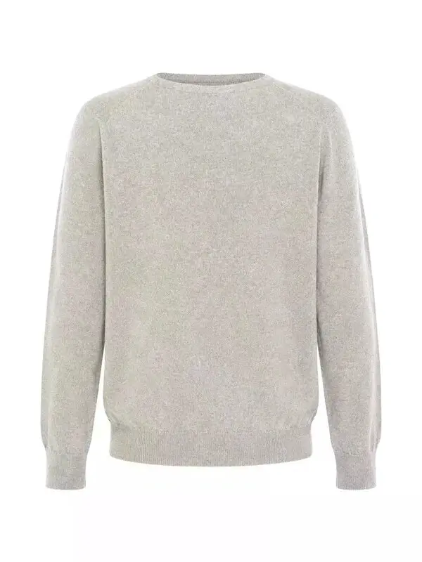 Malo Crew Neck Long Sleeve Sweater - Grey