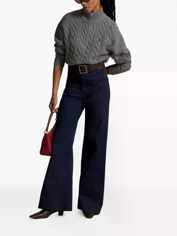 Polo Ralph Lauren Cable-knit Half-zip Sweater