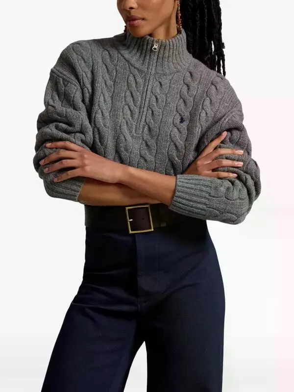 Polo Ralph Lauren Cable-knit Half-zip Sweater