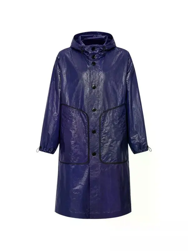Dolce & Gabbana Crinkled Effect Hooded Raincoat