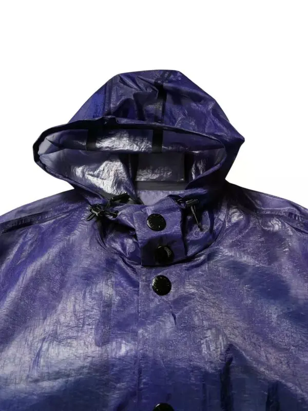 Dolce & Gabbana Crinkled Effect Hooded Raincoat